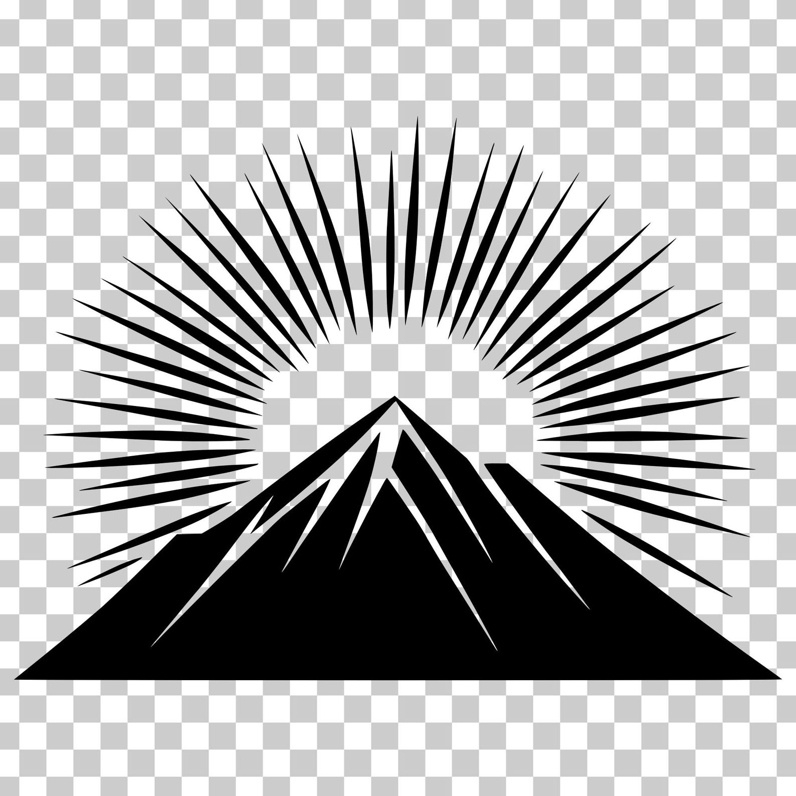Mountain Range Svg, Rising Sun Vector, Sunrise Over Mountains Svg ...