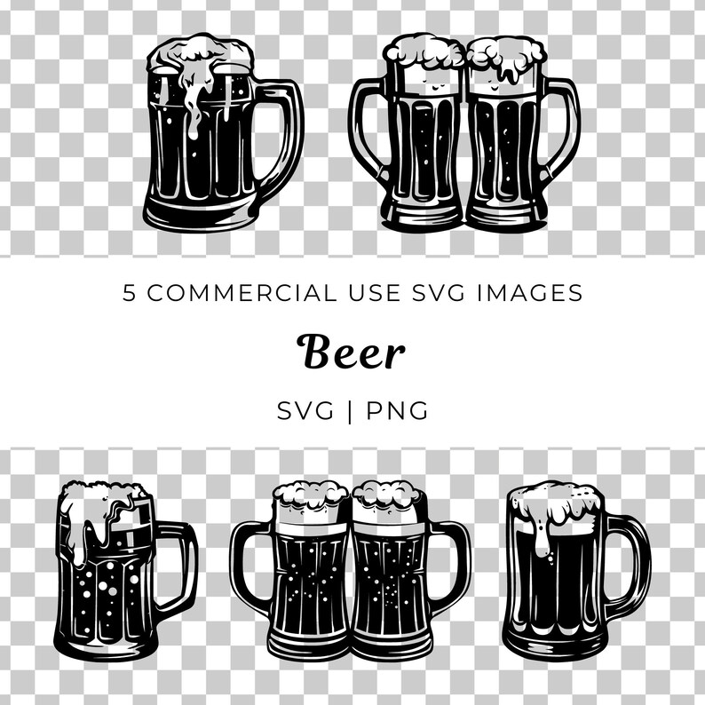 Beer Svg, Png File, Beer Stein Svg, Svg for Shirt, Beer Svg Bundle ...