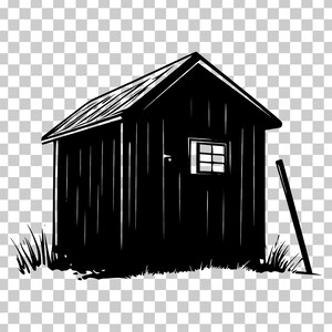 Garden Shed Svg, Wooden Shed Vector, Shed Design Svg, Backyard Shed Svg ...