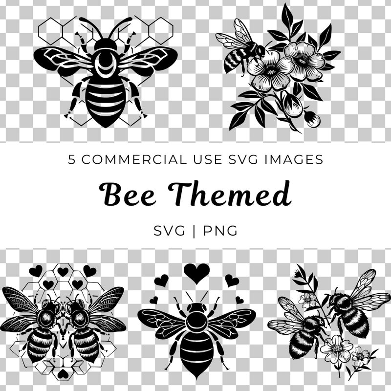 Flying Bee Svg - Etsy