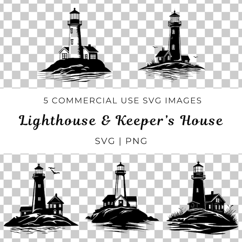 Lighthouse Svg - Etsy