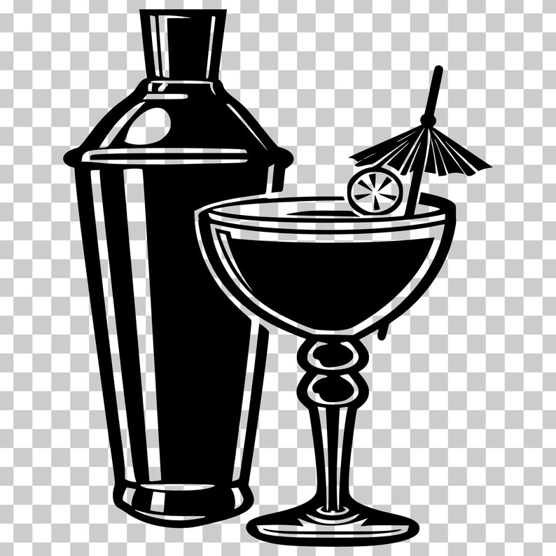 Cocktail Shaker Svg | Drink Mixer Clipart | Barware SVG | Bar Tools ...