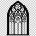 Church Stained Glass Window Svg, Cathedral Glass Vector, Christian Svg ...