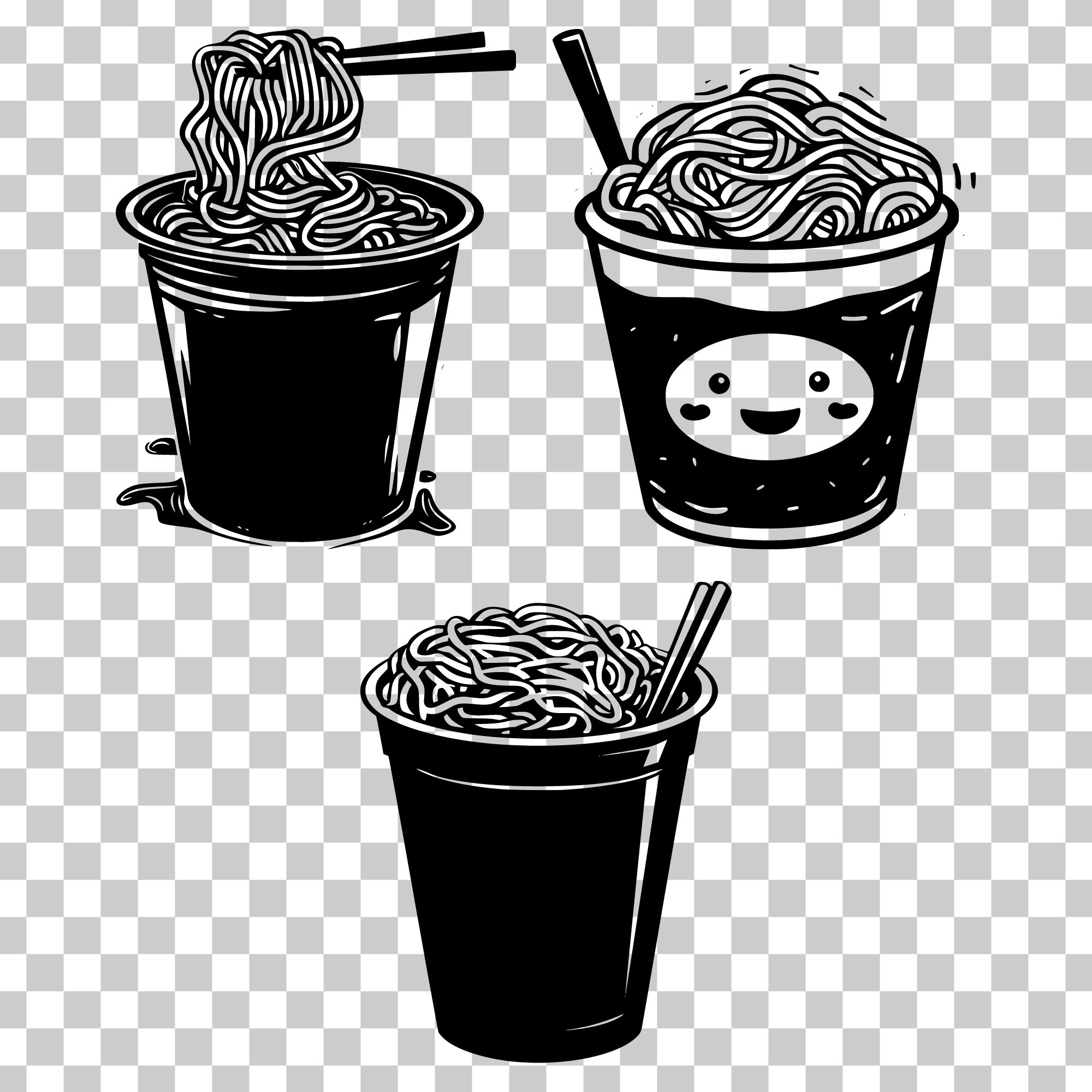 Noodle Cup Png, Instant Noodles Svg, Cute Noodles Svg, Instant Ramen ...