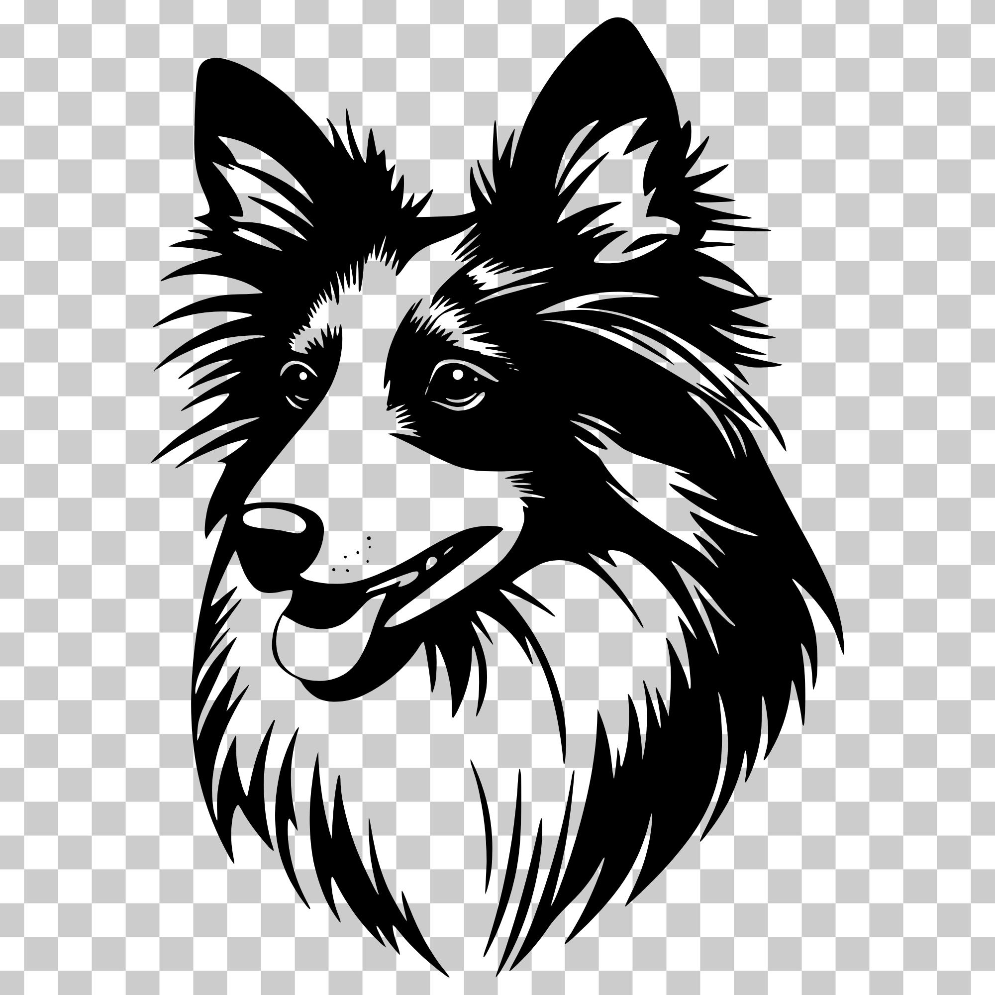 Shetland Sheepdog Svg, Sheltie Vector, Herding Dog Svg, Fluffy Dog ...