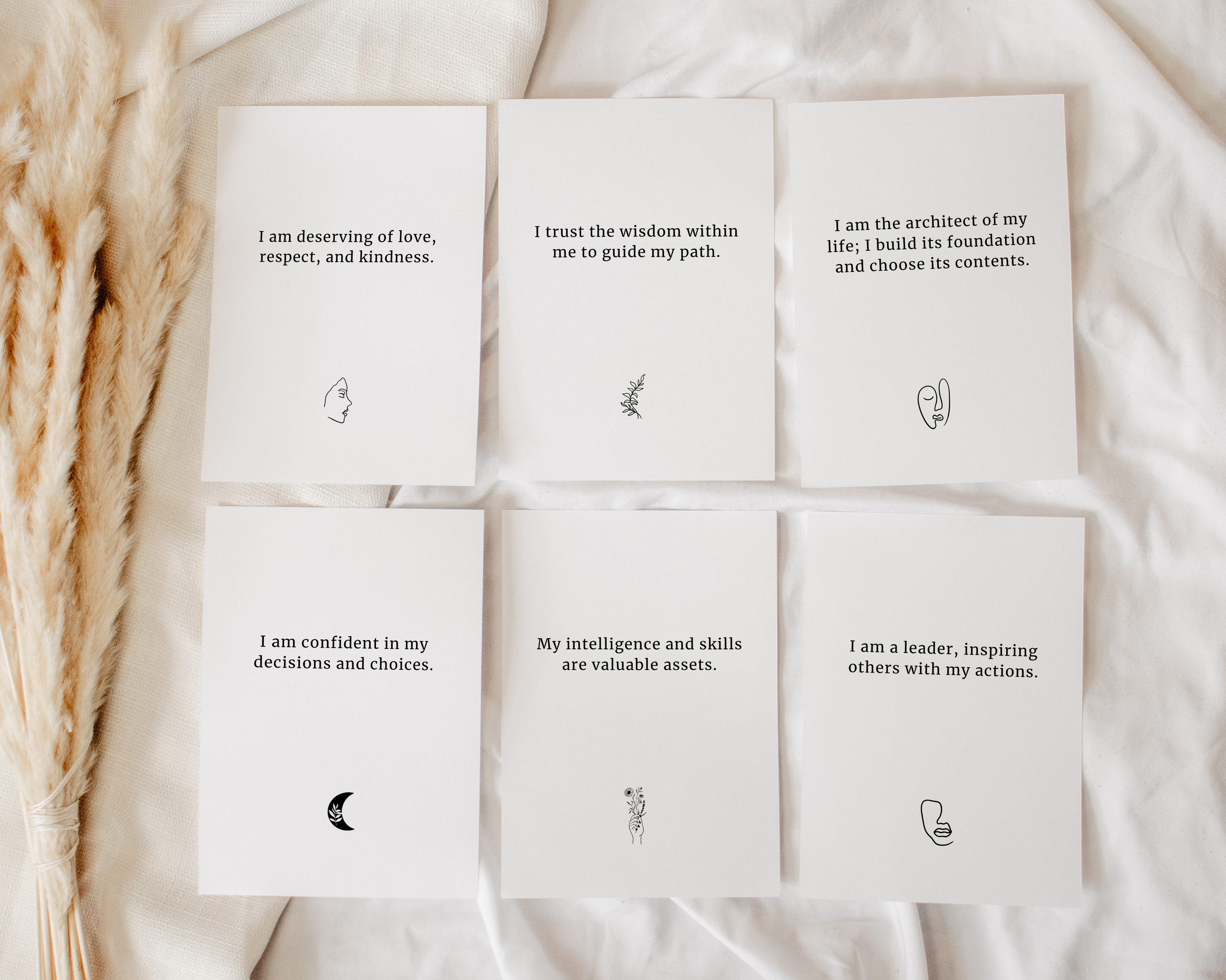 112 Empowering Women Affirmations, Over 100 Printable Cards ...