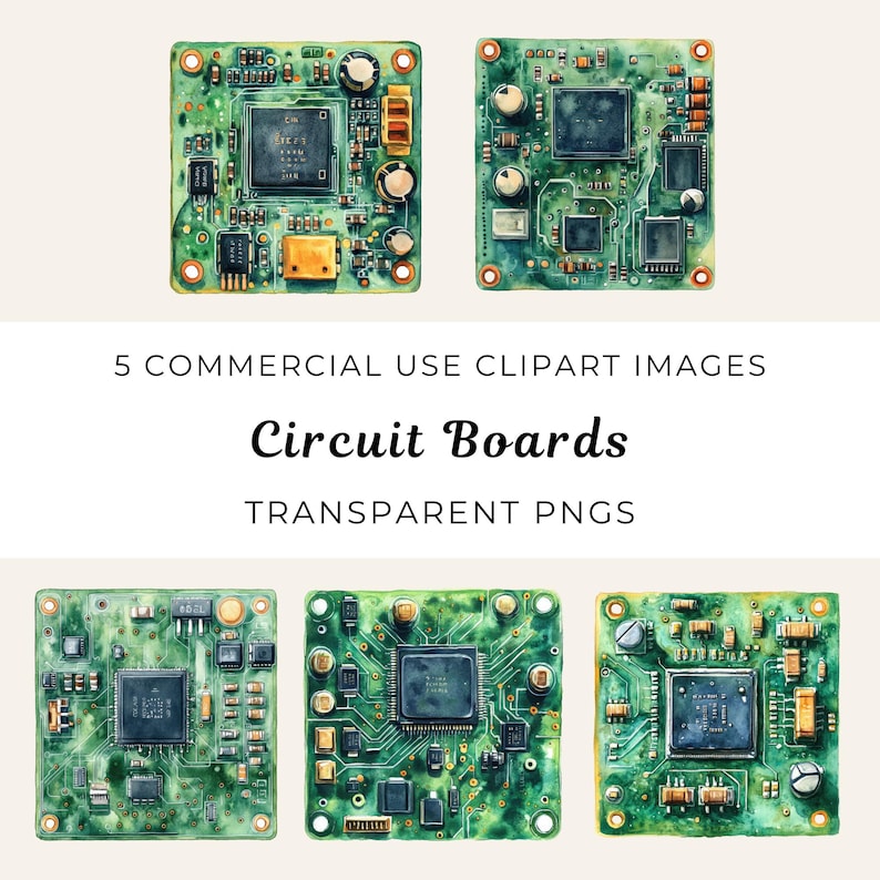 Circuit Board Clipart, Computer Parts Png, Technology Clipart, Circuit ...