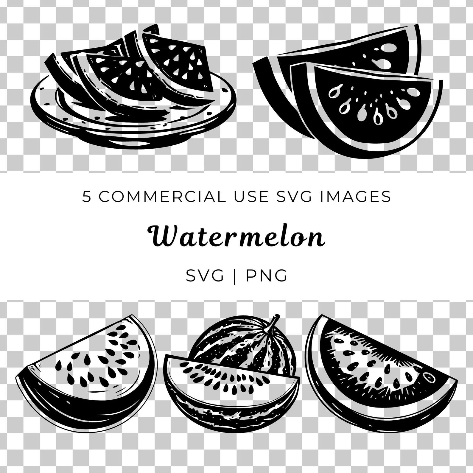 Watermelon Svg, Melon Svg, Watermelon Clipart, Watermelon Png, Tropical ...
