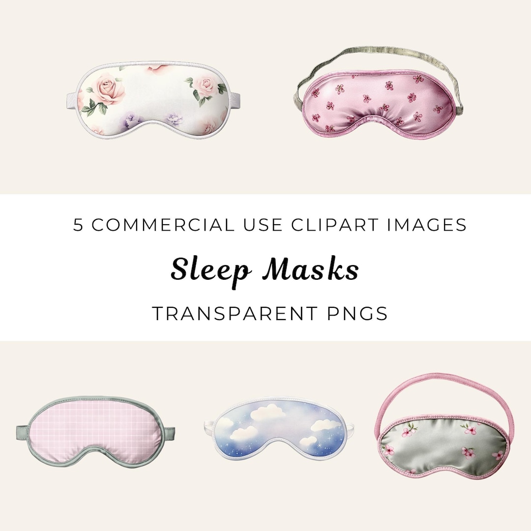 Sleep Mask Png, Eye Mask Clipart, Cute Sleep Mask Png, Slumber Party ...