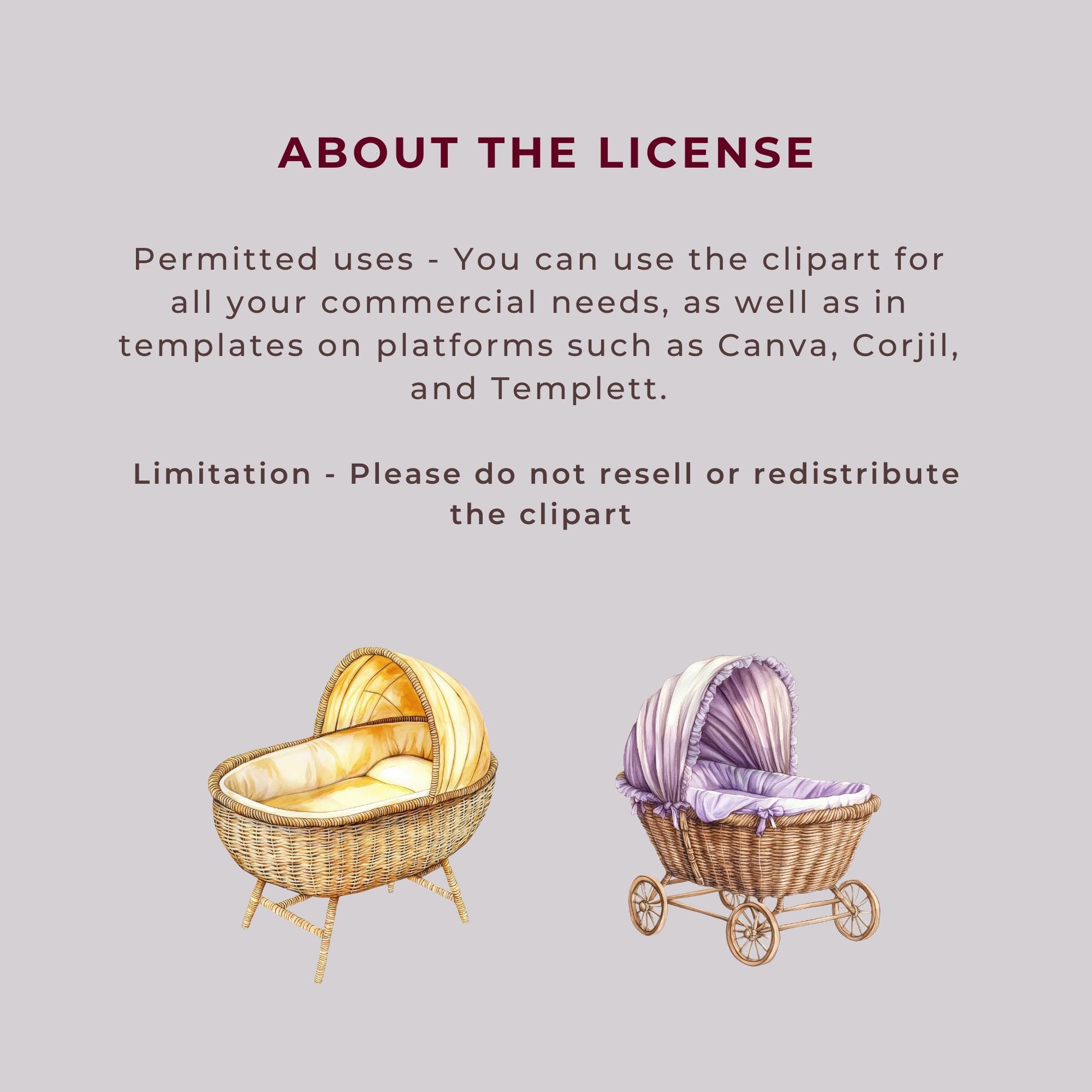 Baby Bassinet Clipart, Newborn Bed Png, Baby Cradle Clipart, Infant ...