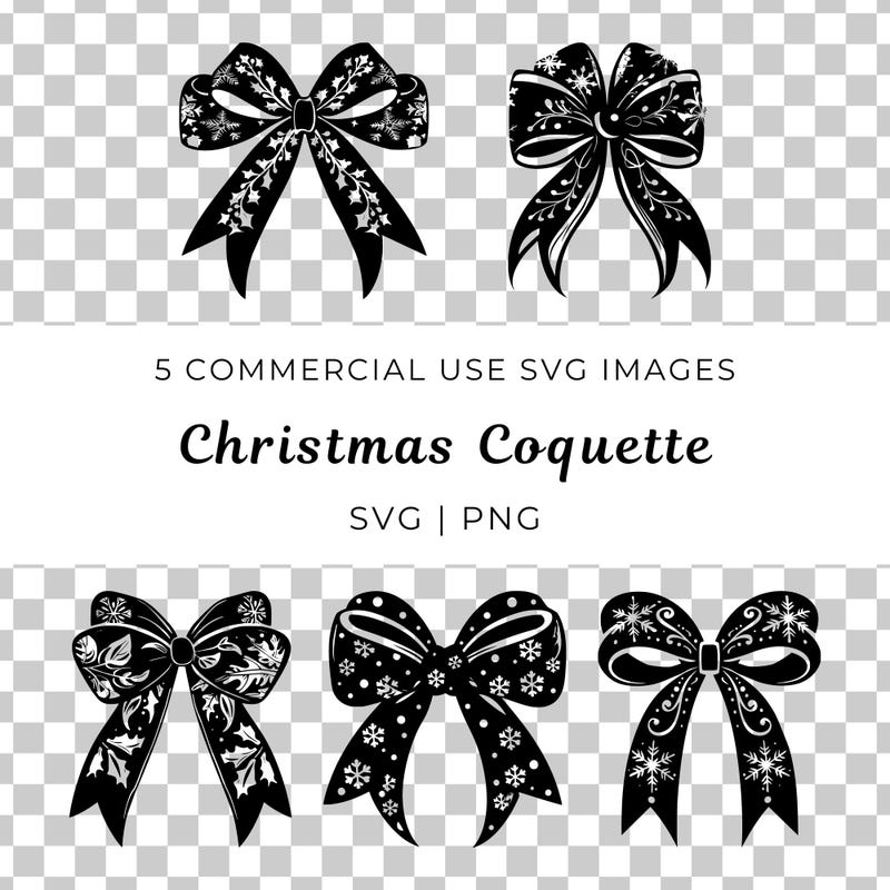 Coquette Bow Svg - Etsy