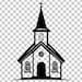 Church Building Svg, Church Svg, Religious Svg, Christian Svg, Cross ...