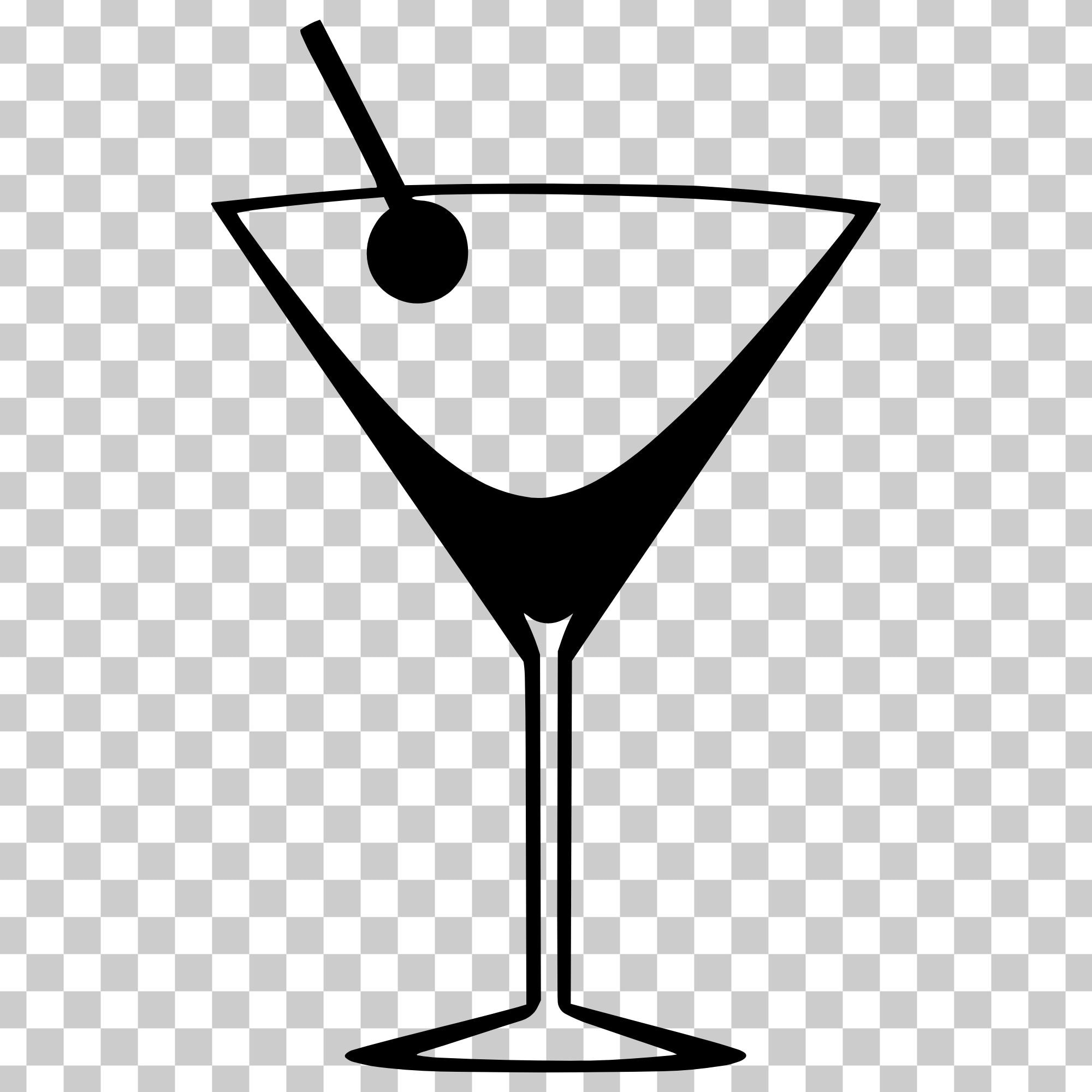 Martini Glass Vector, Martini Glass Svg, Cocktail Glass Svg, Martini ...