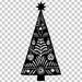 Scandi Christmas Tree Svg, Scandinavian Christmas Svg, Nordic Christmas ...