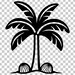 Coconut Tree SVG, Tropical Palm Vector Clipart (digital Download) - Etsy