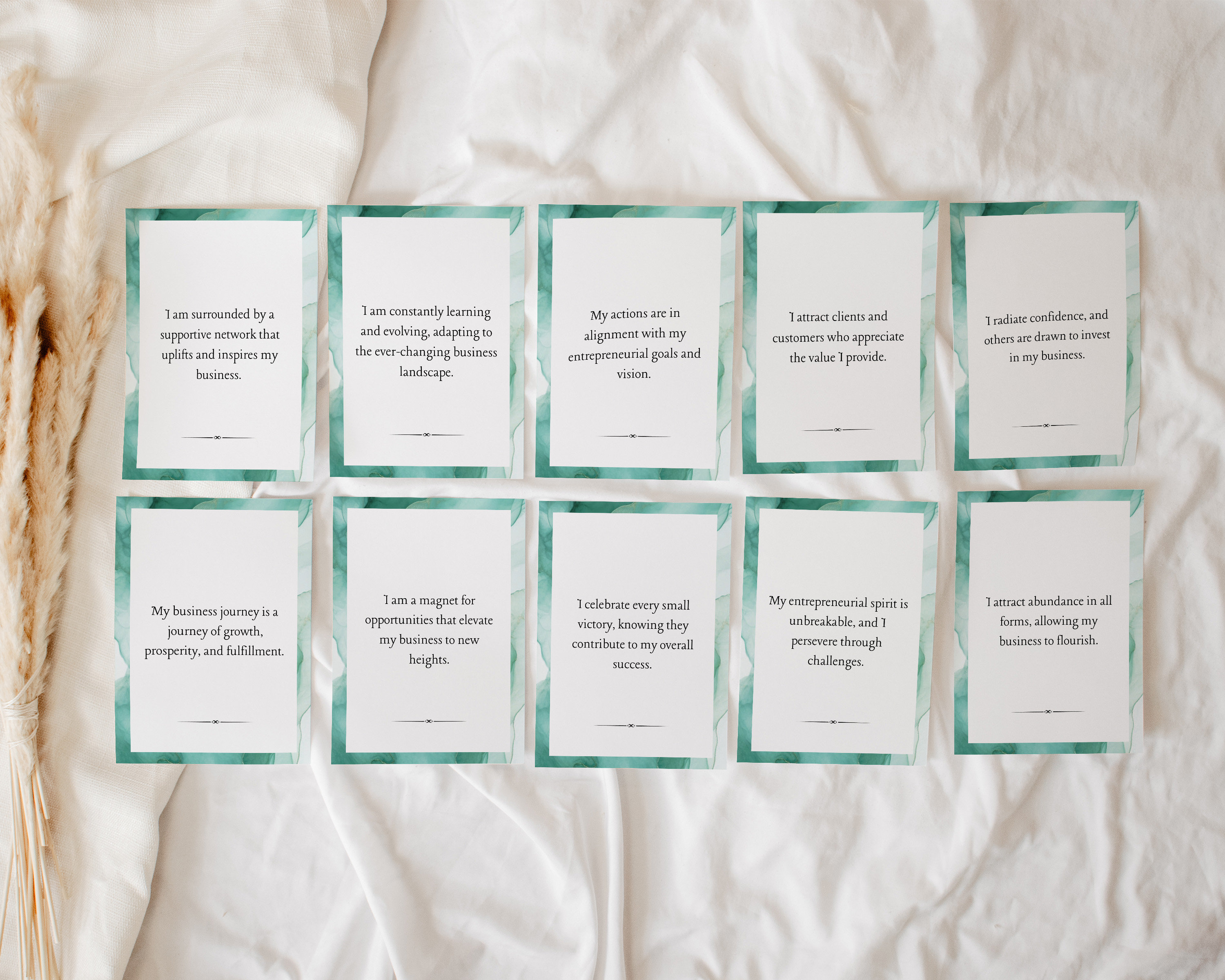 Printable Affirmation Cards | Entrepreneurial Motivation | Leadership ...
