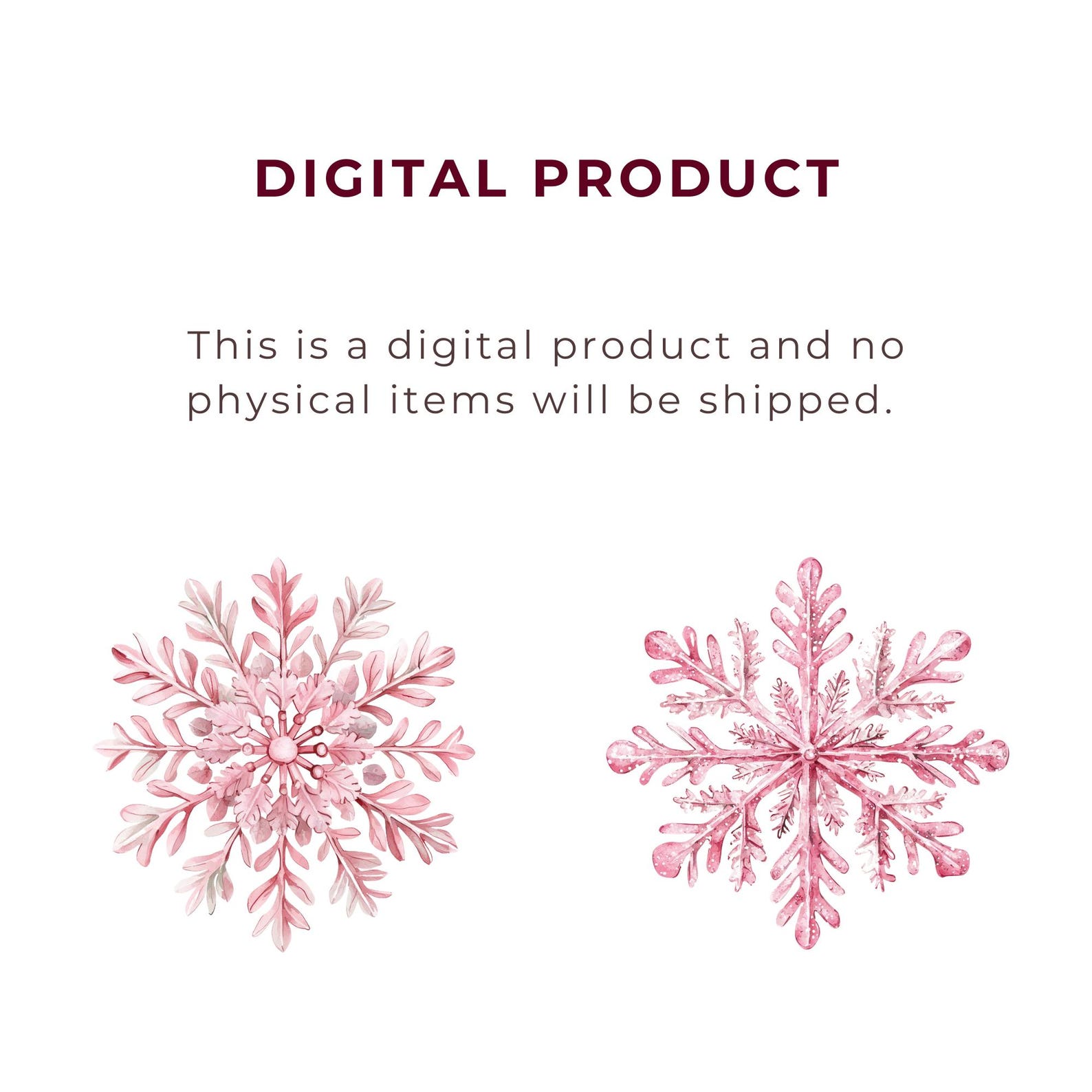 Pink Snowflakes Clipart, Snowflake Png, Winter Decoration Png ...