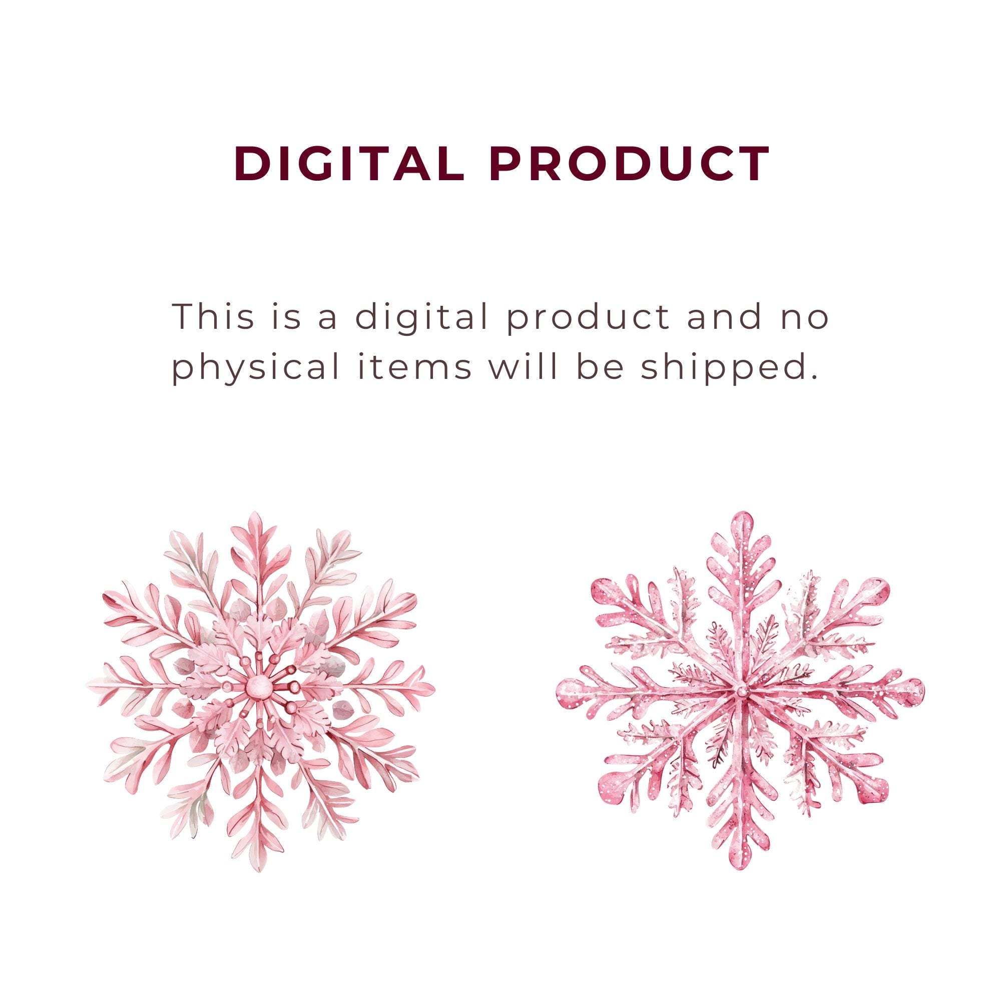 Pink Snowflakes Clipart, Snowflake Png, Winter Decoration Png ...