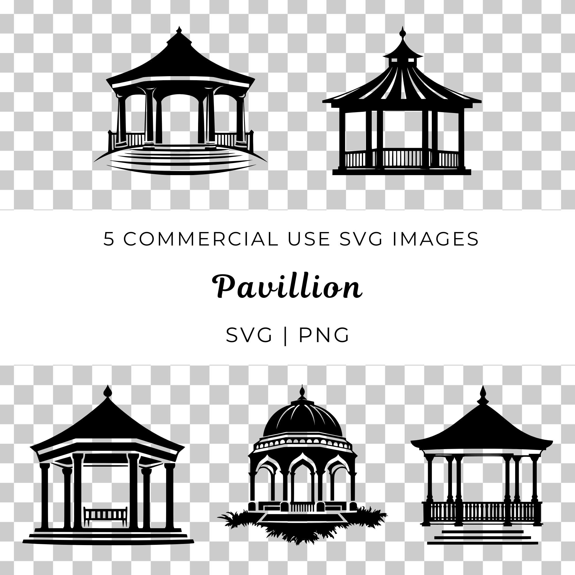 Pavilion Svg, Garden Pavilion Vector, Event Pavilion Svg, Outdoor Pavilion Svg, Pavilion Design ...