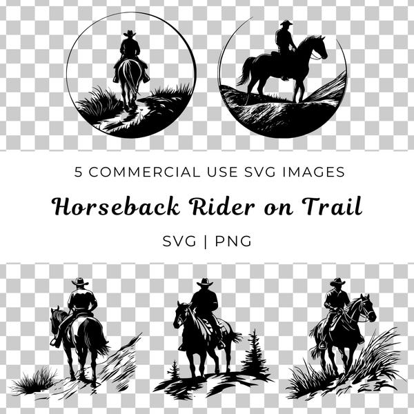 Horse Trail Ride Svg - Etsy