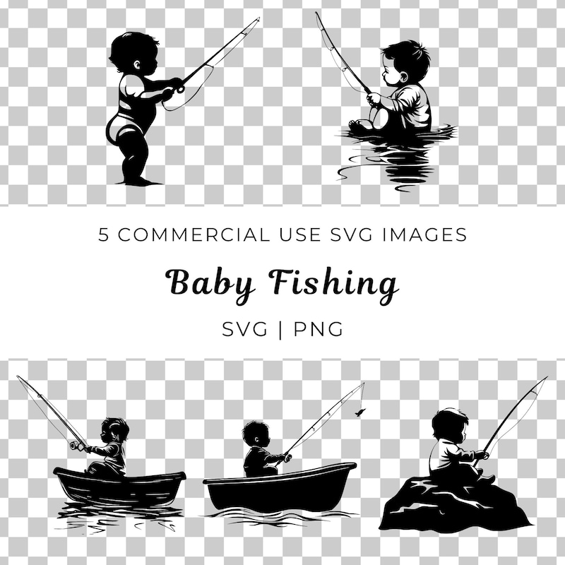 Fishing Svg - Etsy