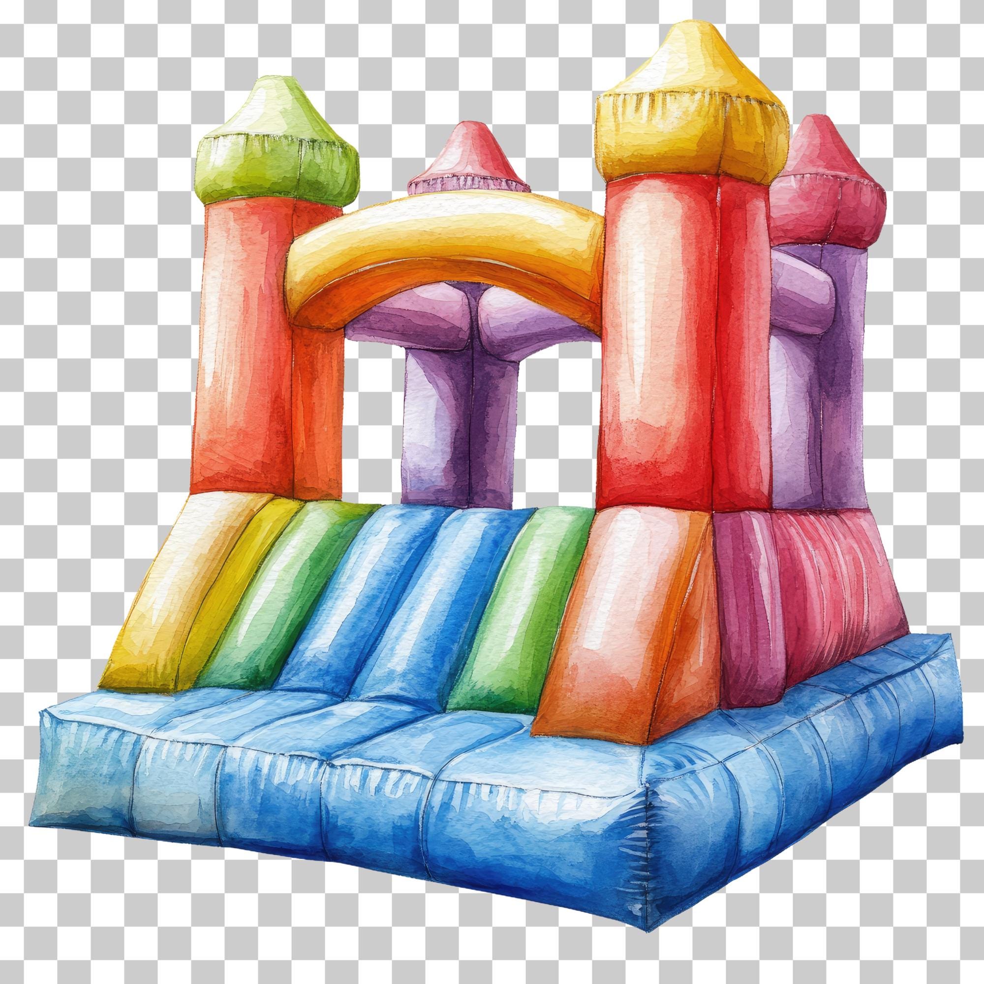 Bouncy Castle Png, Inflatable House Clipart, Bouncy Castle Party ...