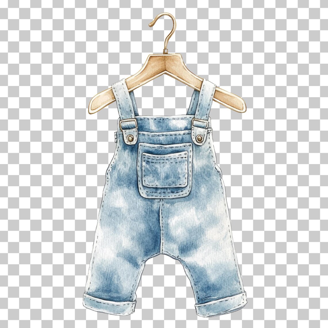 Baby Overalls Png, Infant Overalls Clipart, Toddler Outfit Png, Baby ...