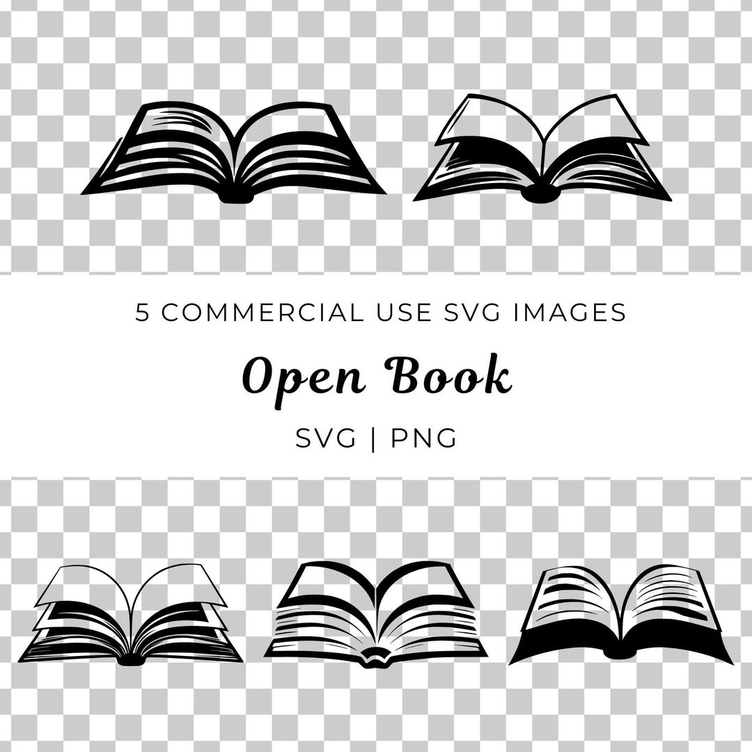 Open Book Svg, Reading Book Vector, Literary Design Svg, Storybook ...