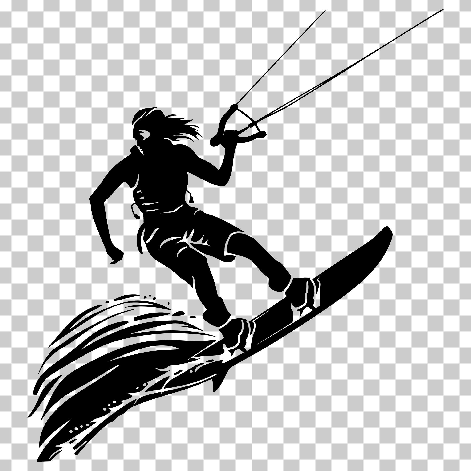 Wakeboarding SVG, Watersports Svg, Wakeboard Png, Ocean Sports Vector ...