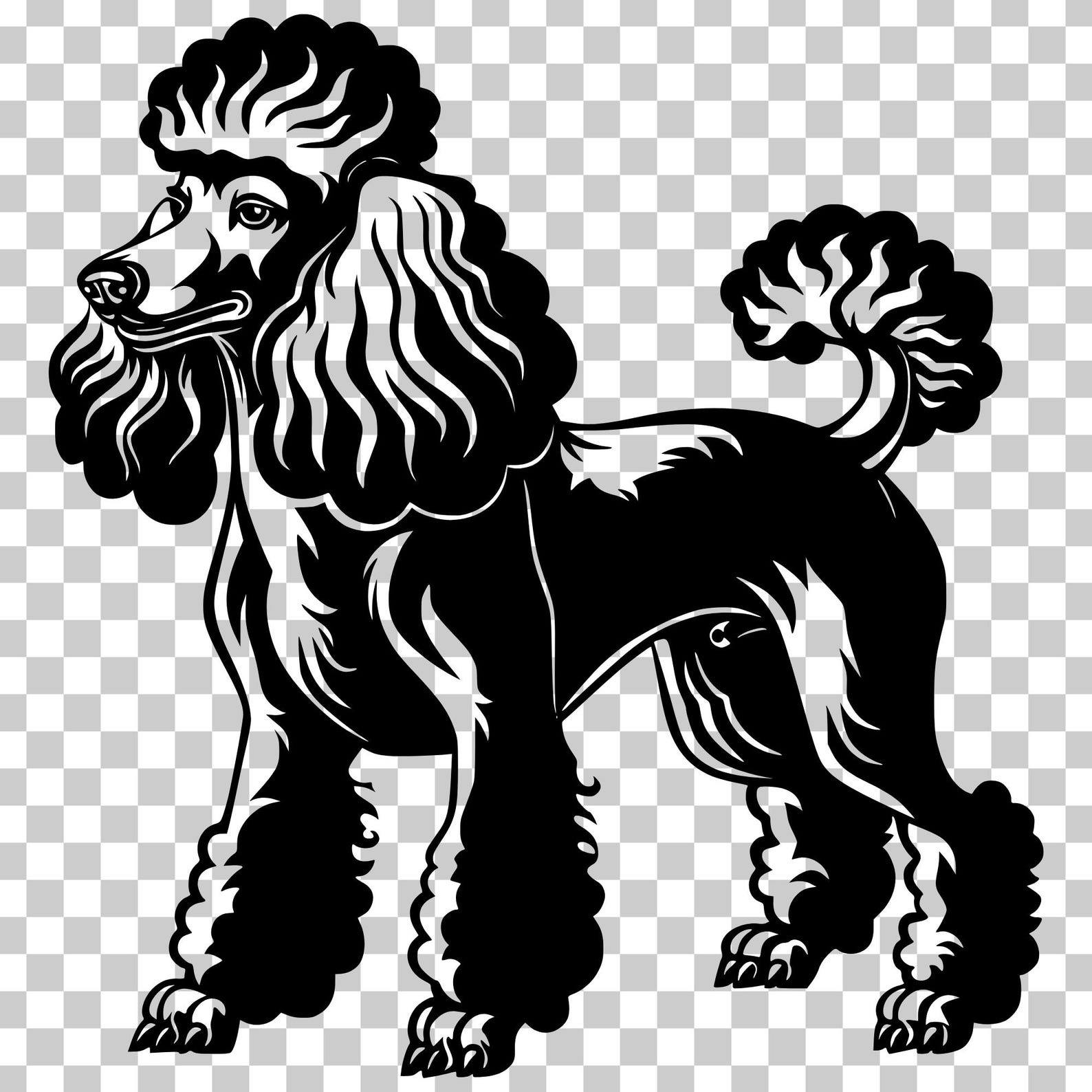 Poodle Svg, French Poodle Svg, Cute Poodle Svg, Toy Poodle Svg ...