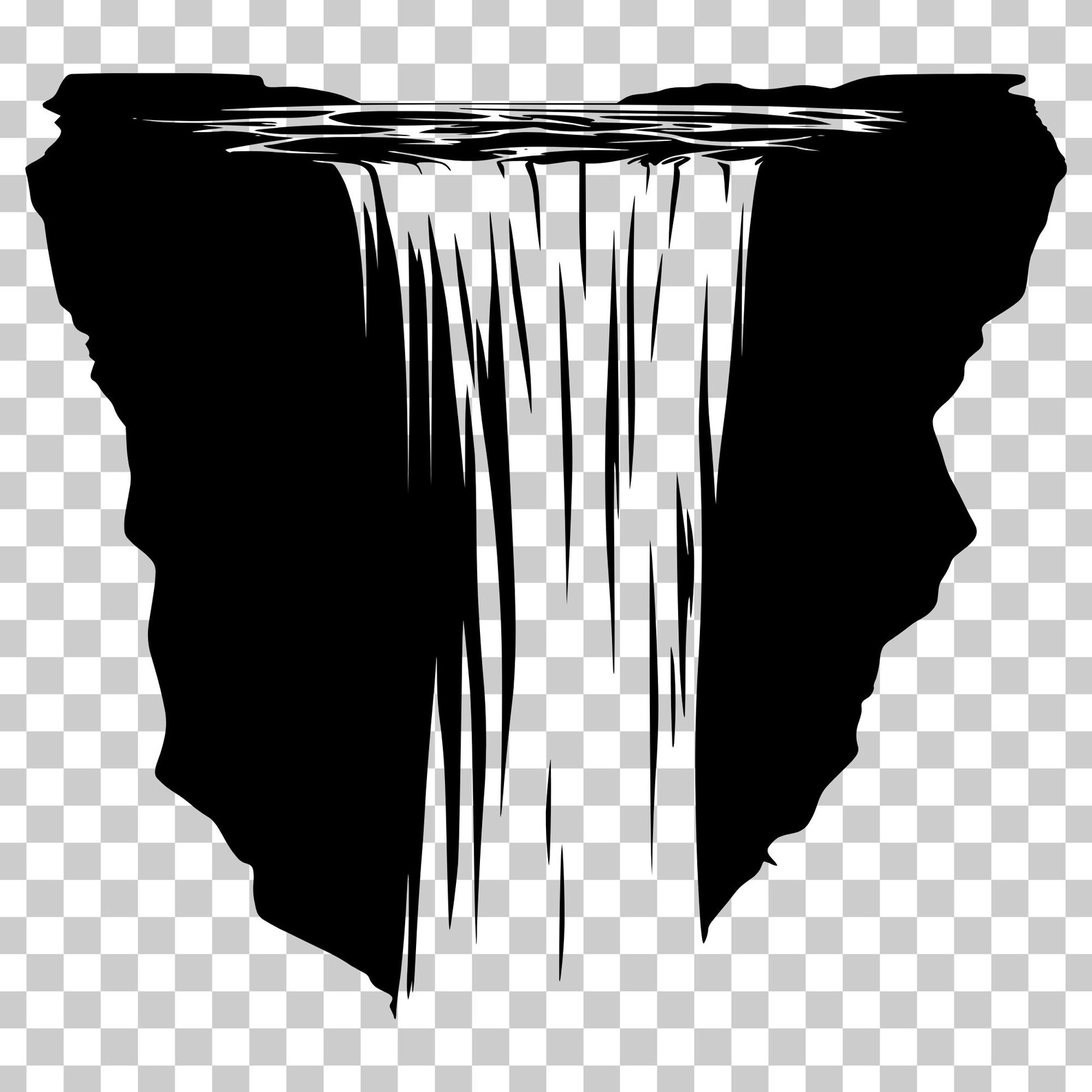 Block Waterfall Svg, Sheet Waterfall Vector, Wide Cascade Svg ...