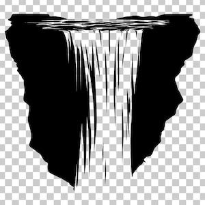 Block Waterfall Svg, Sheet Waterfall Vector, Wide Cascade Svg ...