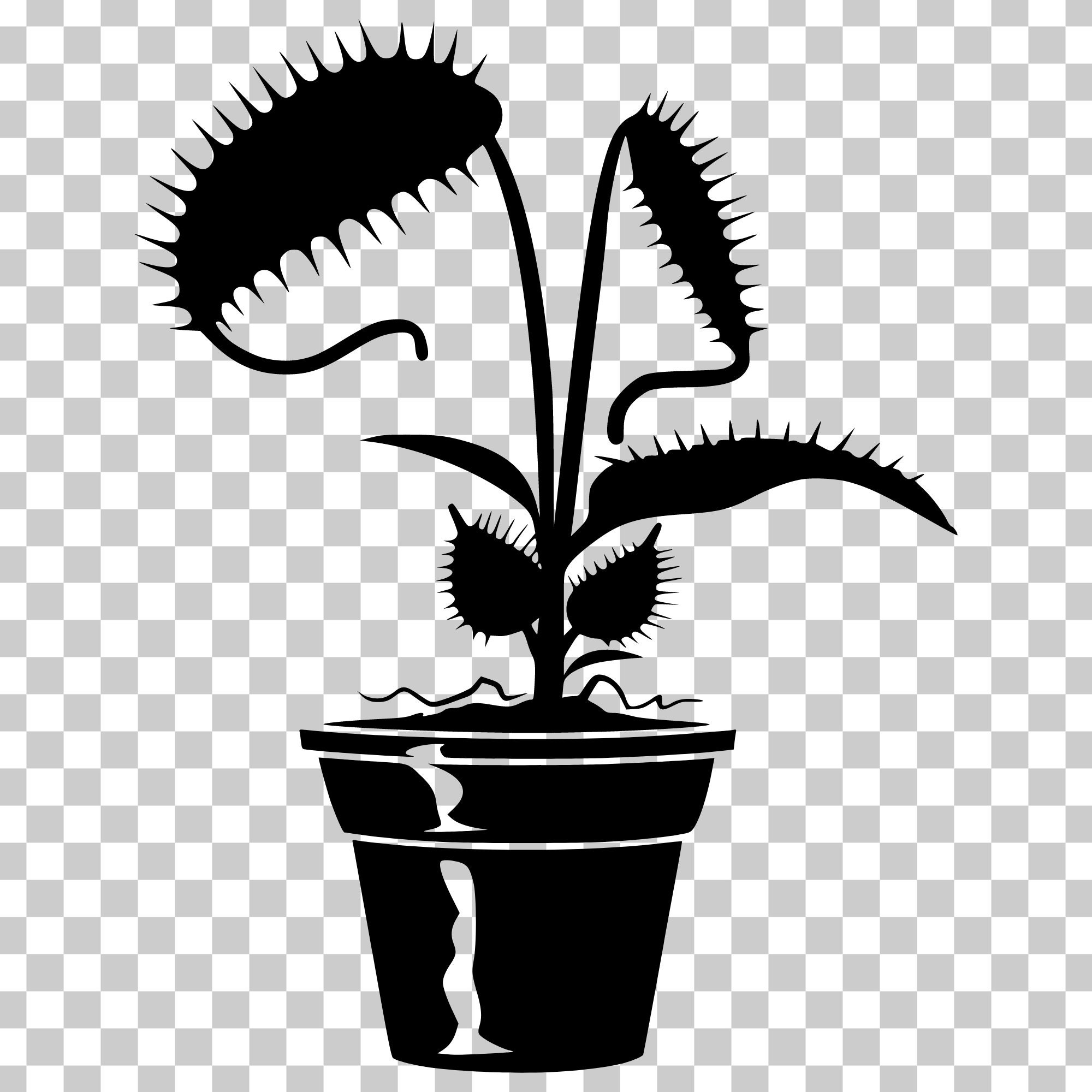 Venus Flytrap Svg Bundle | Monster Plant Svg | Venus Flytrap PNG | Carnivorous Plant Clipart ...