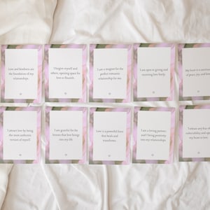 Valentines Day Affirmation Cards, Printable PDF, Self Love and Self ...