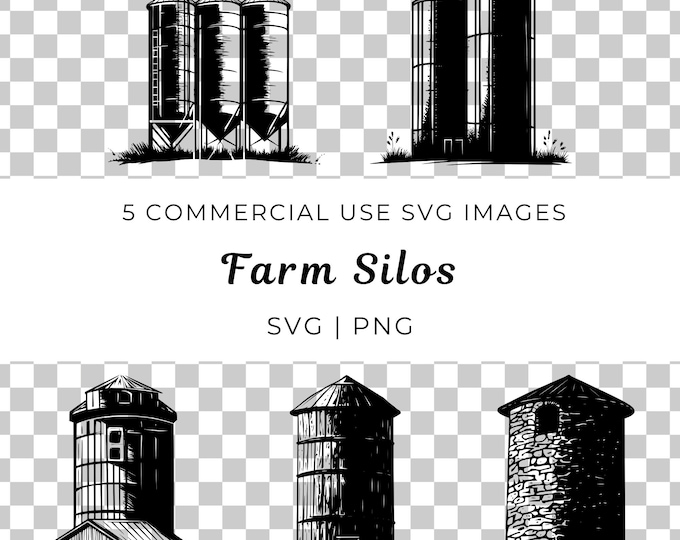 Grain Silo Svg, Silo Svg, Farmer Svg, Grain Silo Png, Grain Silo Jpg ...