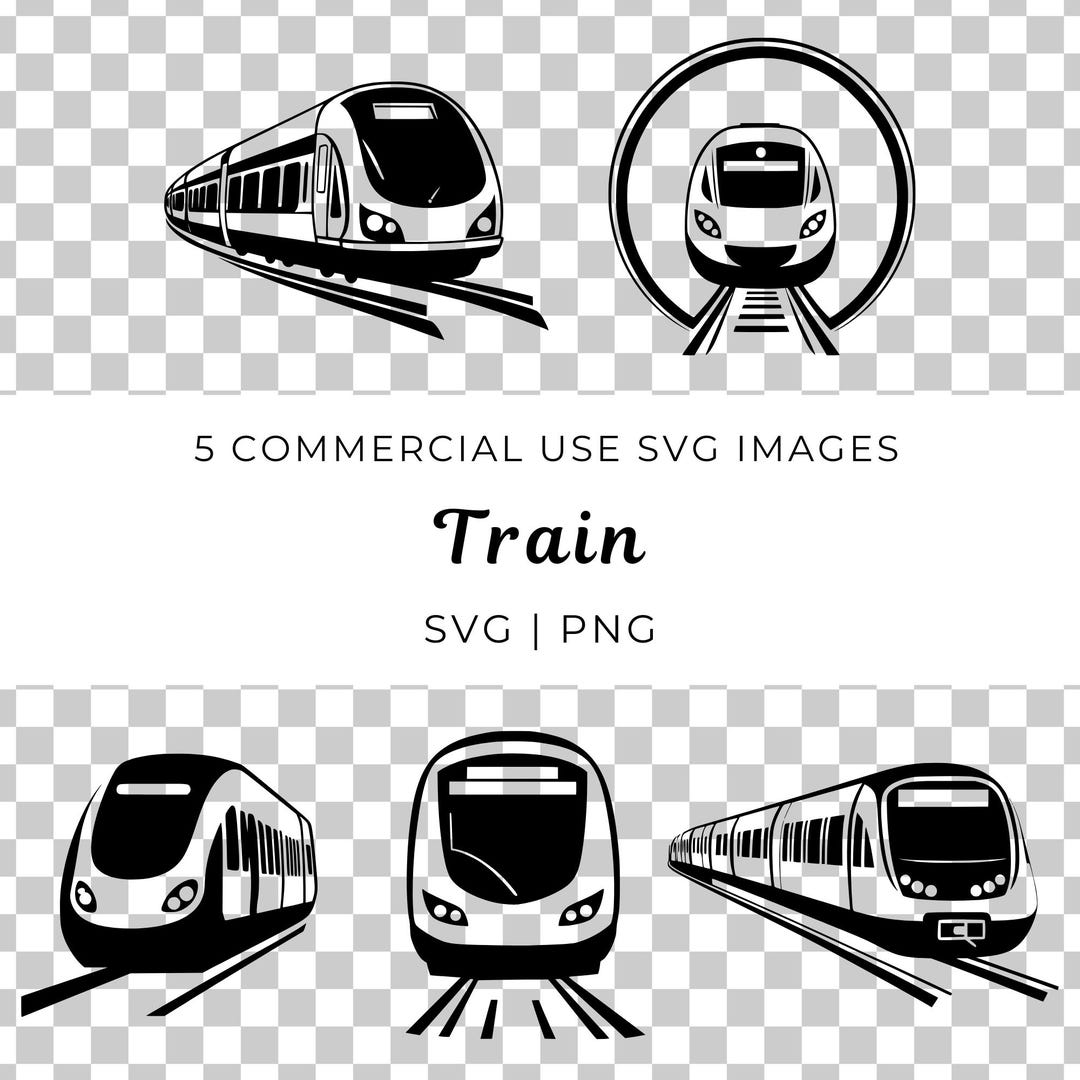 Train Svg, Locomotive Svg, Railroad Vector, Railway Svg, Passenger ...