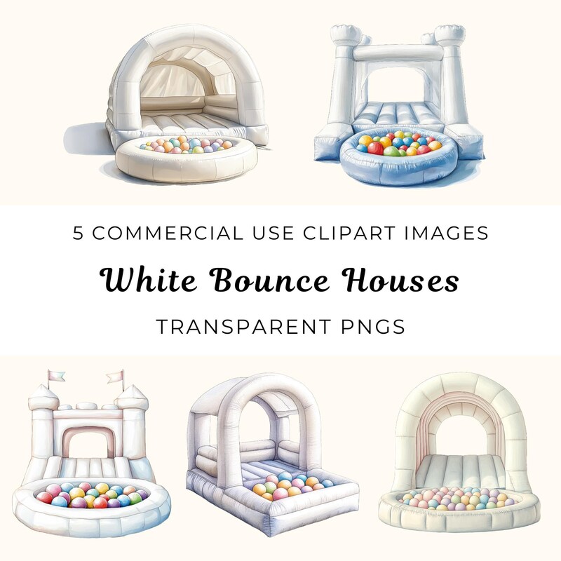 Bounce House Clipart - Etsy
