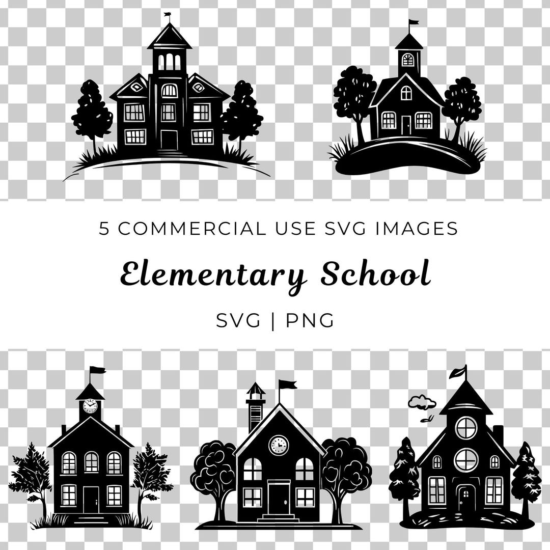 Elementary School SVG Bundle, Classroom Clipart (digital Download) - Etsy