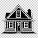 Colonial House Svg, Classic Home Vector, Traditional House Svg ...