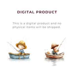 Boy Fishing Clipart, Young Fisherman Png, Cute Fishing Clipart, Summer ...