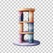 Cat Scratching Tower Clipart, Cat Tower Png, Cat Climbing Post Png, Cat ...