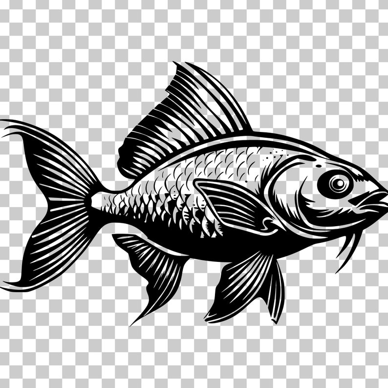Fish SVG Vector Clipart, Marine & Tropical Designs (digital Download ...