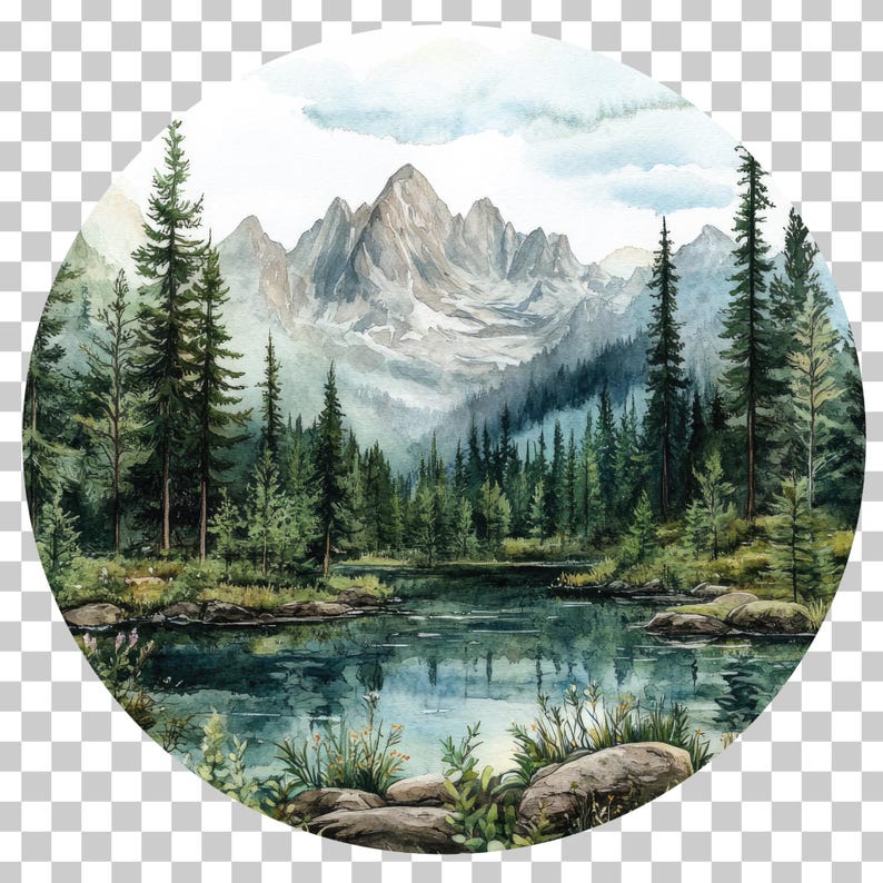Wilderness Scene Png, Forest Png, Woodland Png, Camping Png, Outdoor ...