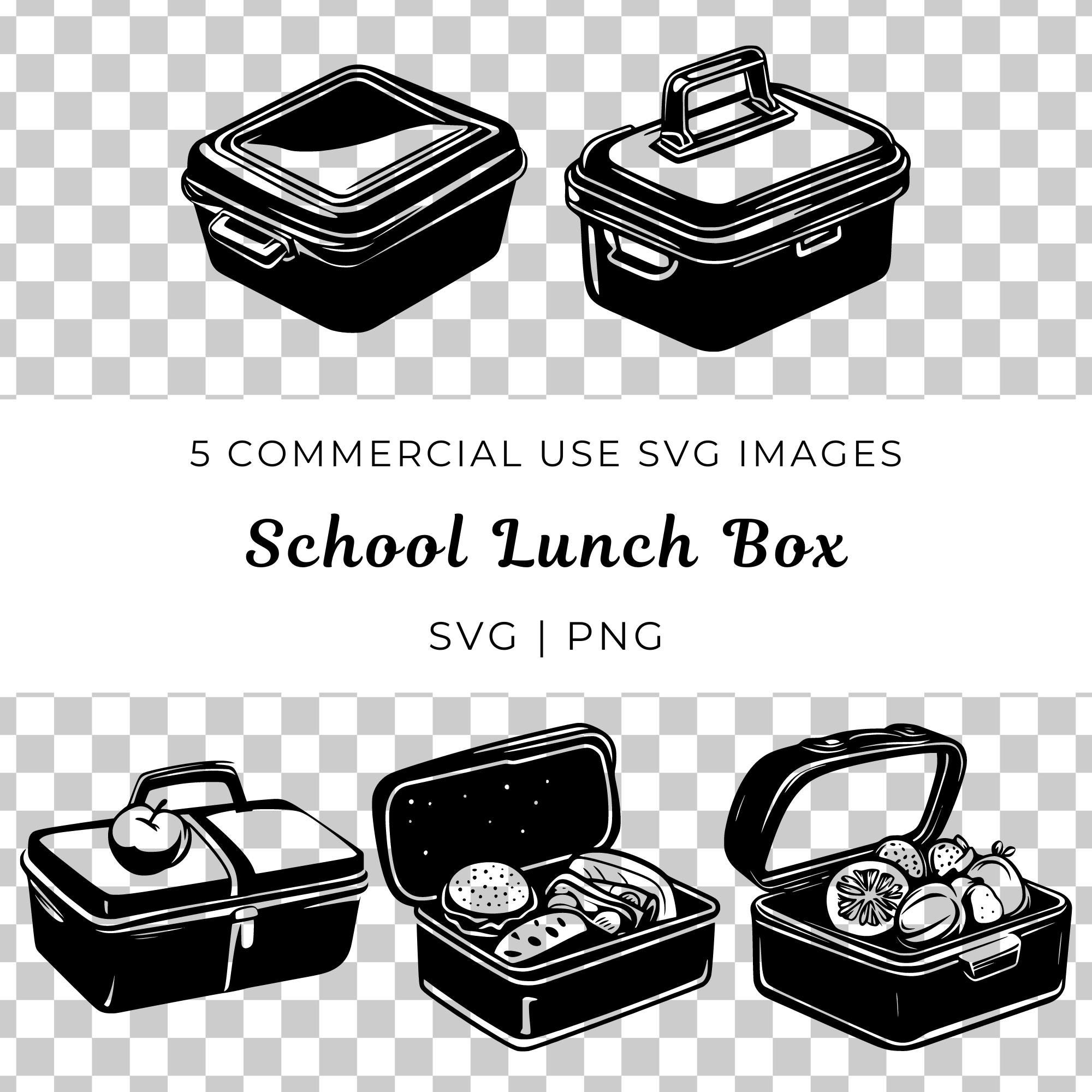 Lunch Box Svg, School Lunch Svg, Back to School Svg, Kids Lunch, Snack ...