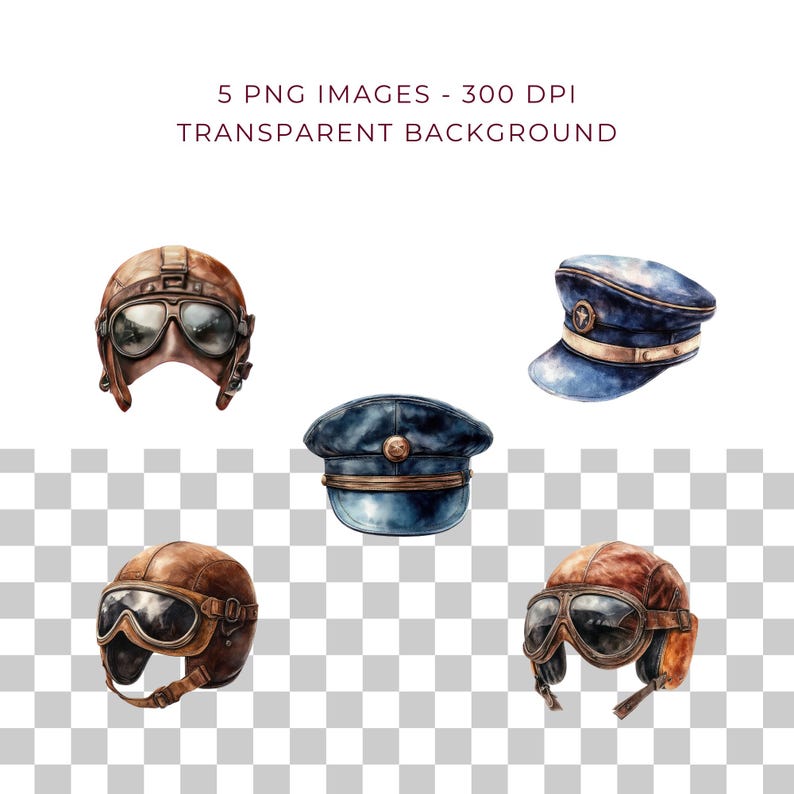 Pilot Hat Clipart, Aviation Hat Png, Airplane Pilot Helmet Png, Pilot ...