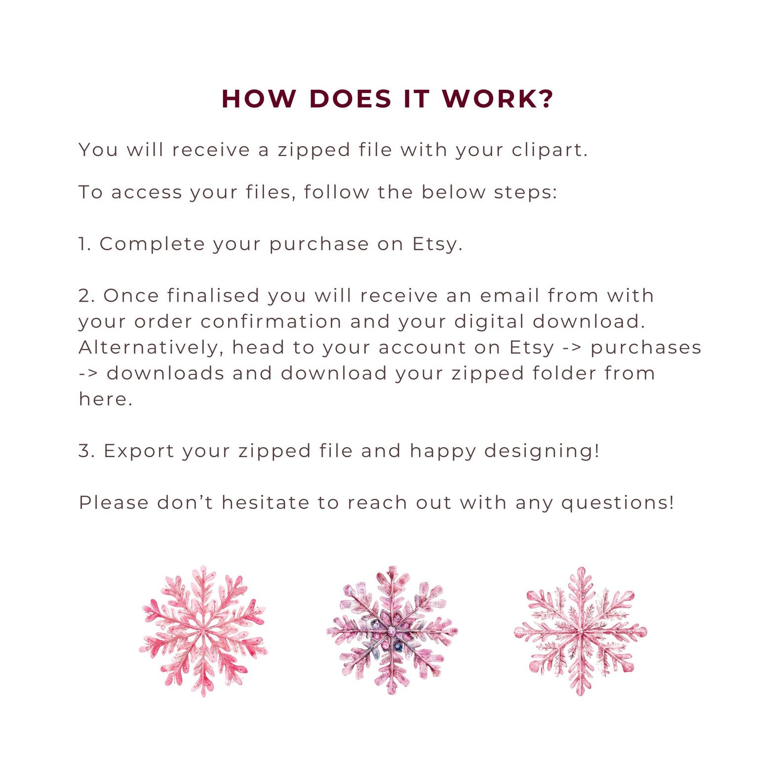 Pink Snowflakes Clipart, Snowflake Png, Winter Decoration Png ...