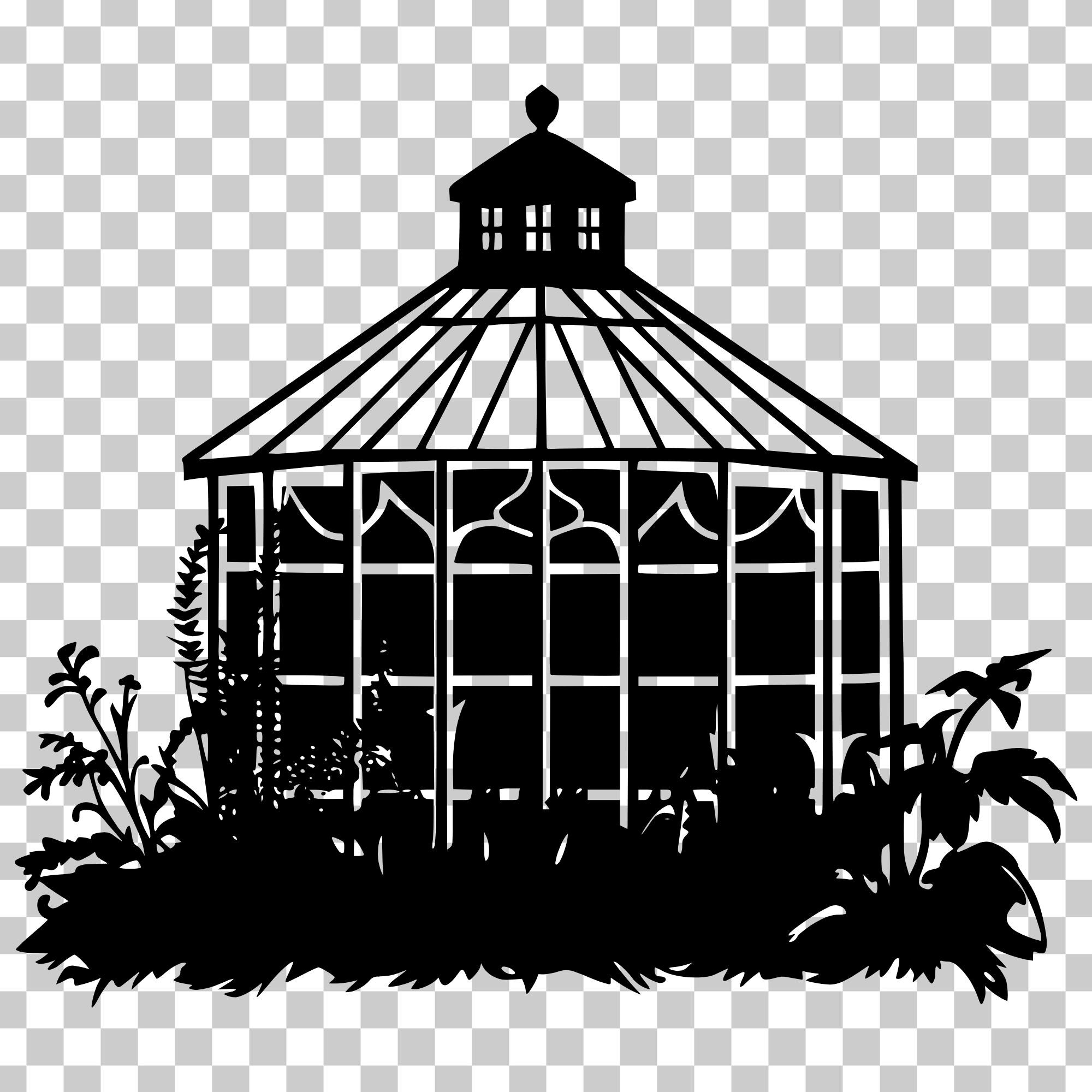 Garden Greenhouse SVG, Plant Vector Graphics (digital Download) - Etsy