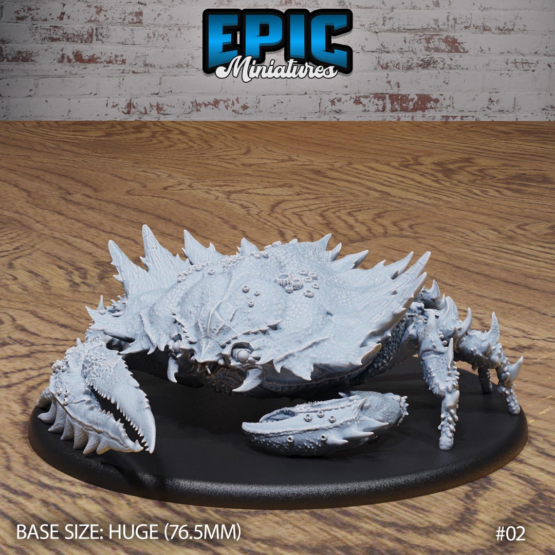 Giant Crab by Epic Miniatures |TTRPG|DND| Pathfinder| Dungeons and ...