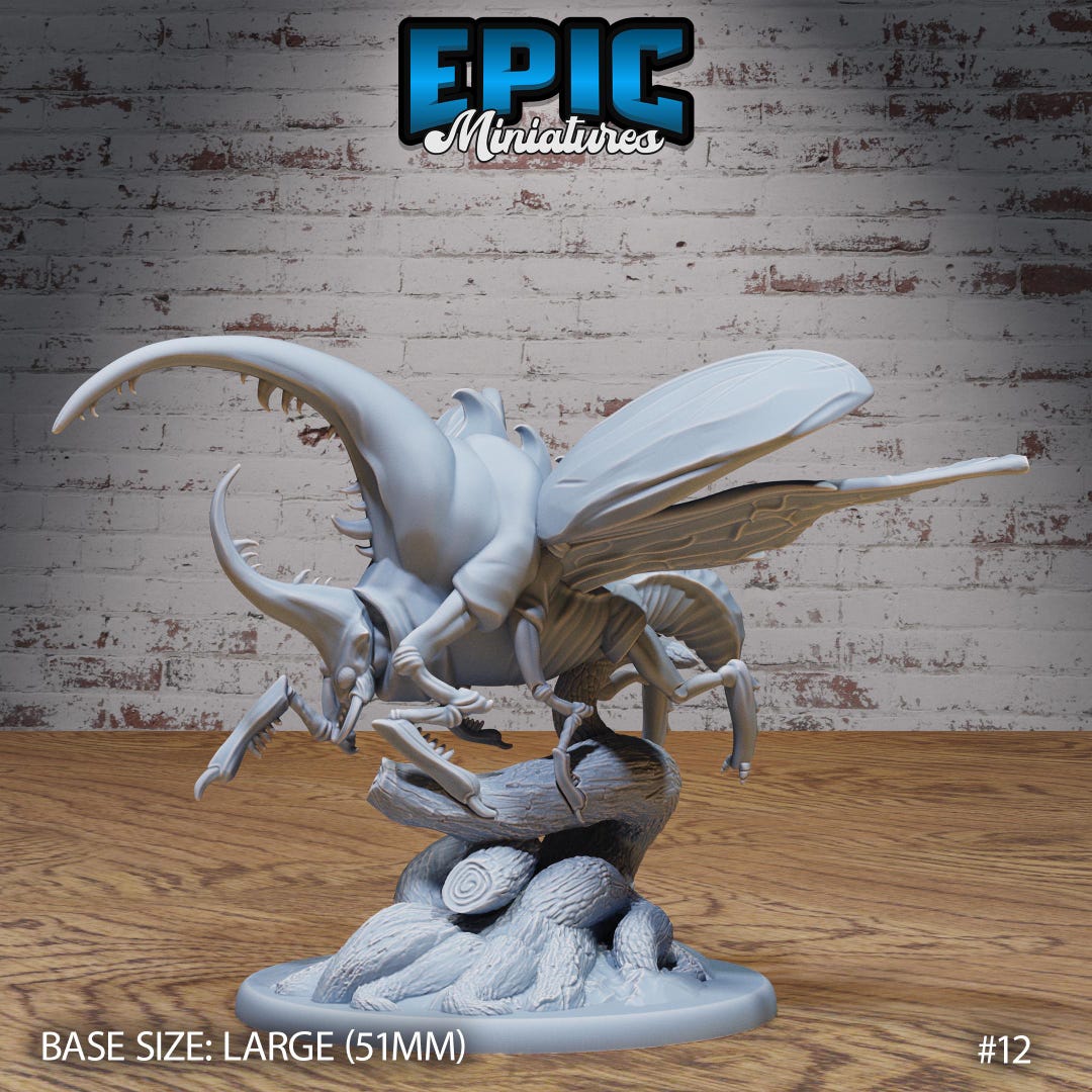 Giant Beetle by Epic Miniatures |TTRPG|DND| Pathfinder| Dungeons and ...
