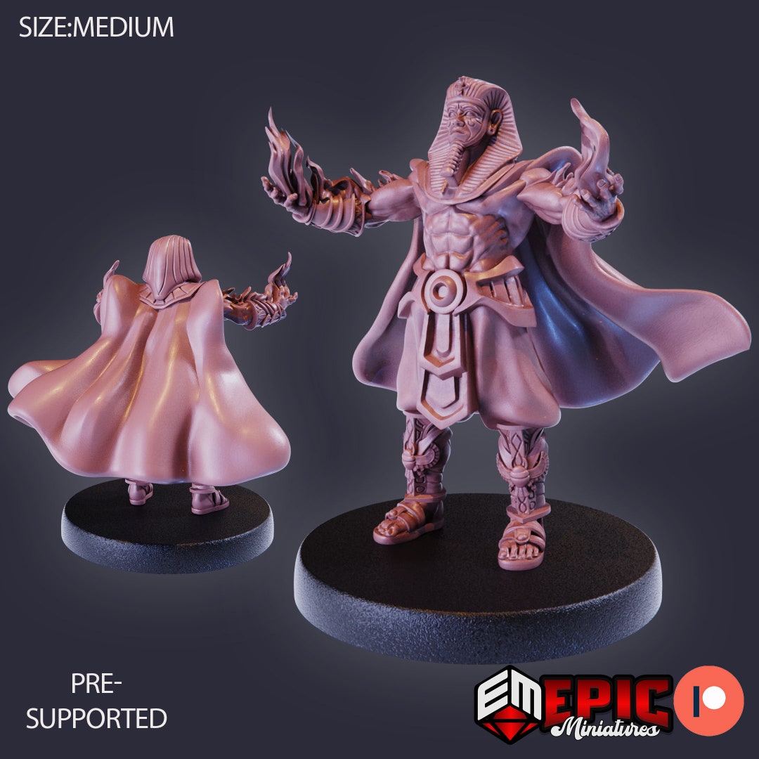 Great Pharaoh by Epic Miniatures| Sands of Destiny Set 36|TTRPG|DND ...